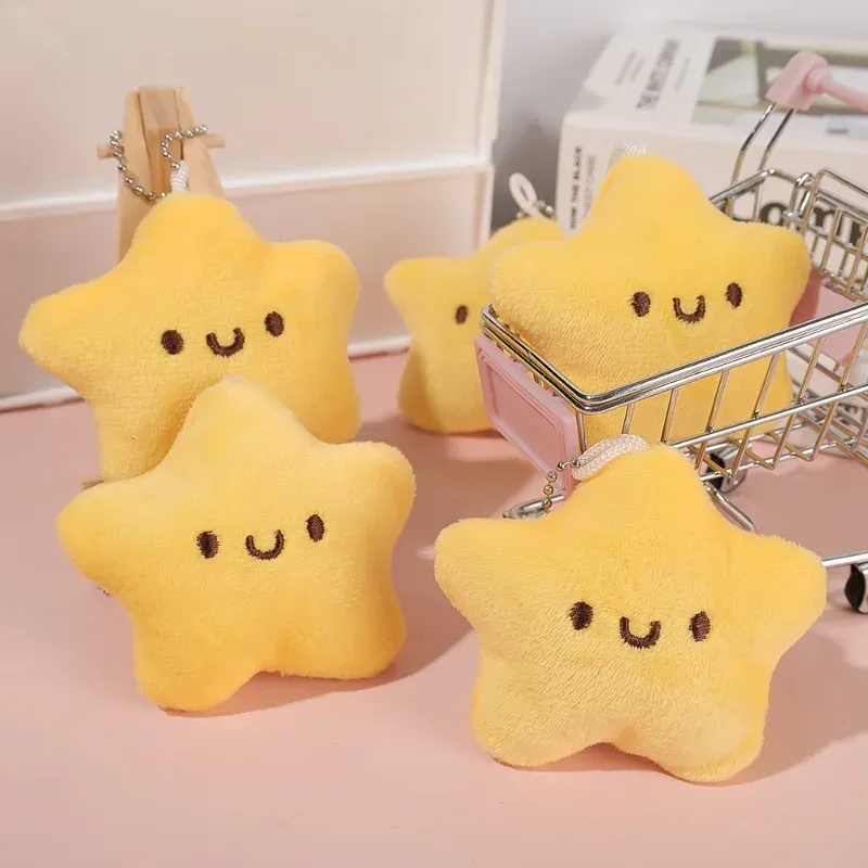 DHgate.com:1/3pcs Star Plush Squeak Keychains for Bags & Keys:Toys & Gifts