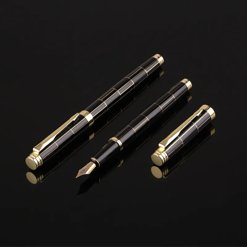 Luxury Checkered pen fountain pen with Customized Logo and Name ...
