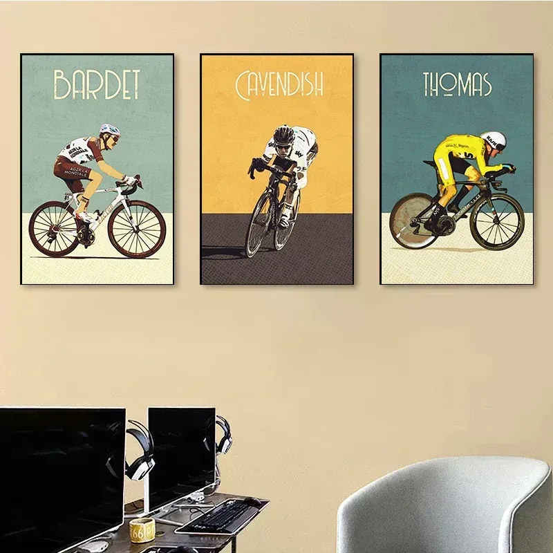 Canvas Cycling Art Decor | Vivid Prints for Modern Home & Studio Spaces ...