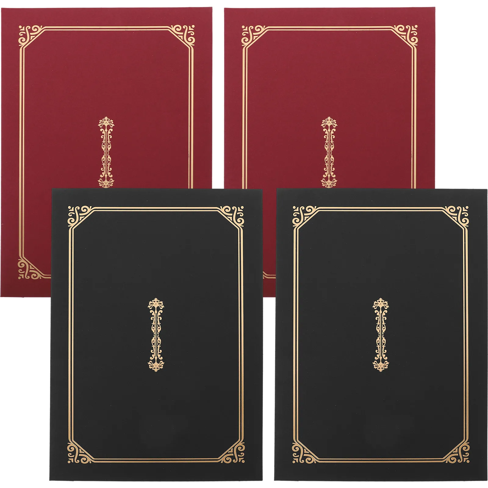 DHgate.com:4-Pack Elegant Leather Certificate Holder Envelopes for ...
