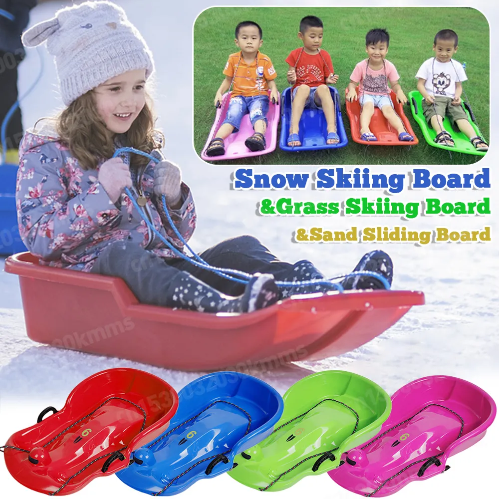 DHgate.com:Winter Snow Sled | Thickened Plastic Skiing Board | Outdoor ...