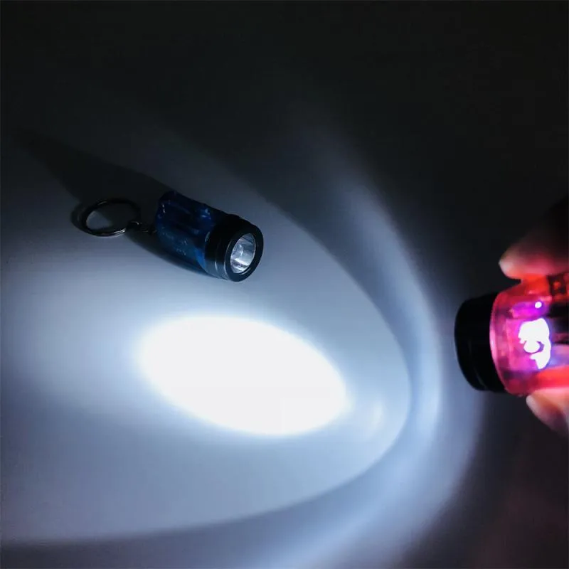 10-Pack Keychain Flashlights, Mini LED Pocket Lights, Waterproof, Super ...