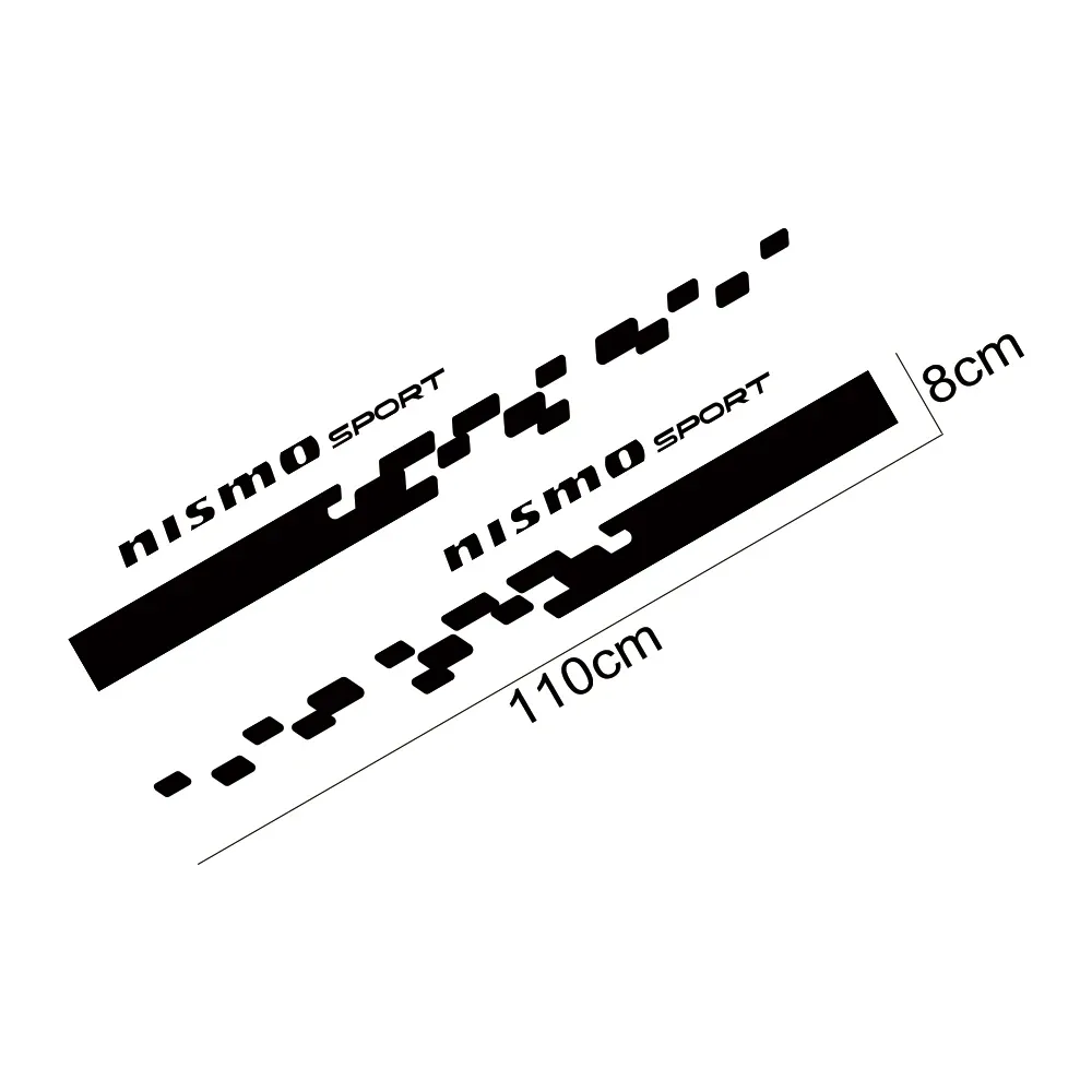 JDM Car Stickers Sleek Side Door Automotive Stickers, Weather Resistant ...