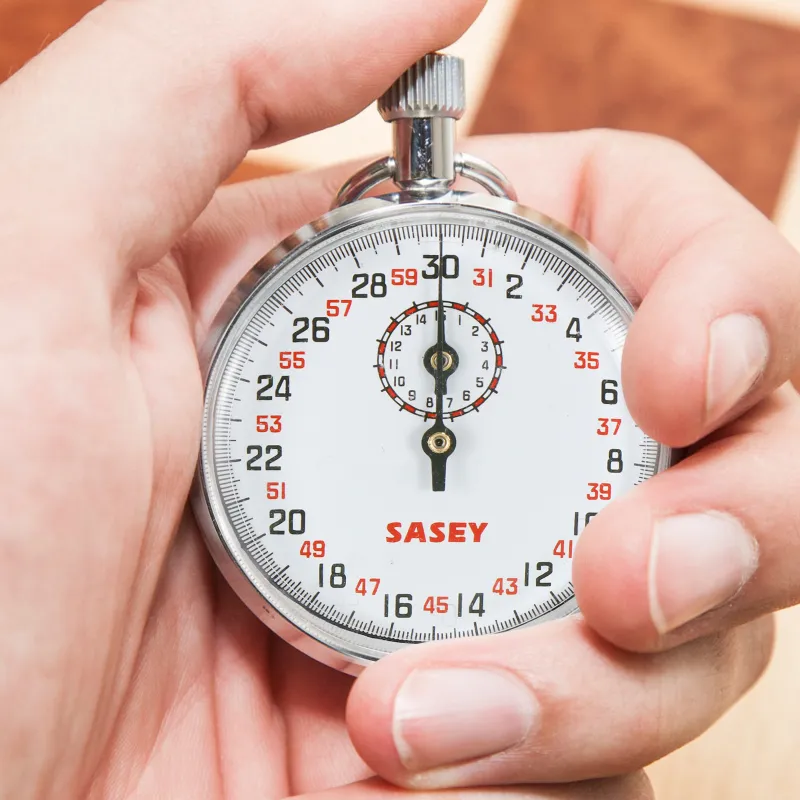 Handheld Stopwatch Metal Timing Tool Compact Mechanical Stopwatch For ...