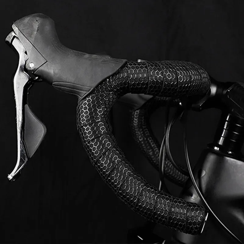 Upgraded Non-Slip Silicone Road Bike Handlebar Tapes, Soft Shock ...