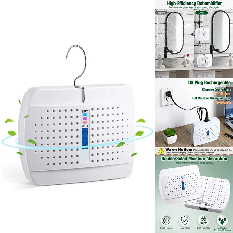 DHgate.com:2-Pack Mini Dehumidifier, Electric Moisture Absorber for ...