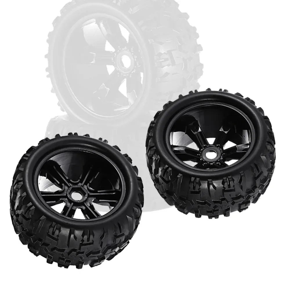 DHgate.com:4/8Pcs 17mm Hex Hub Monster Truck Inch Wheels Tires Rubber ...