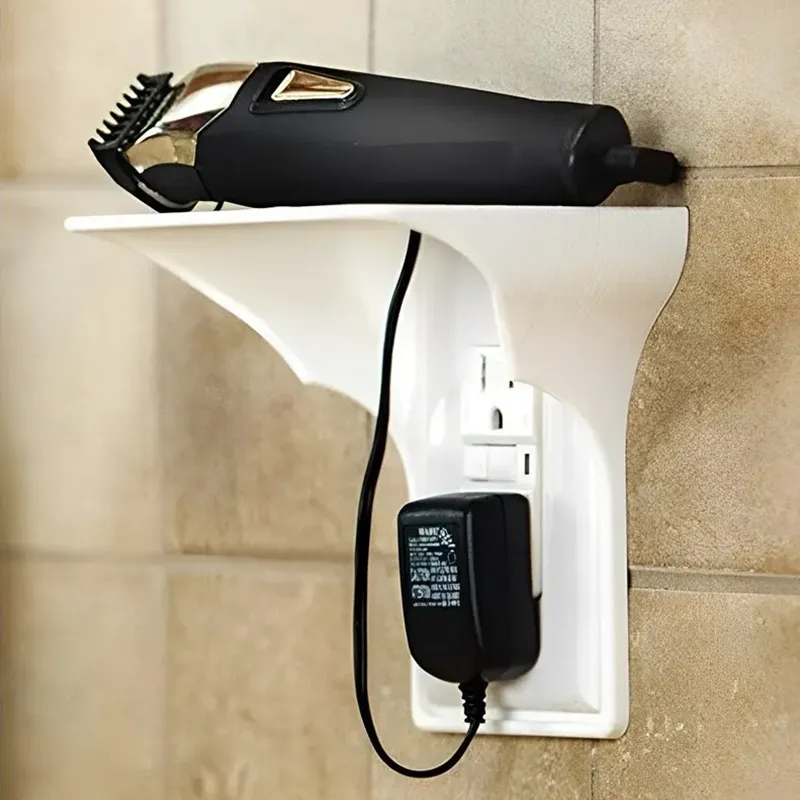 DHgate.com:2024 Wall-Mounted Socket Shelf - Space-Saving Plastic Power ...