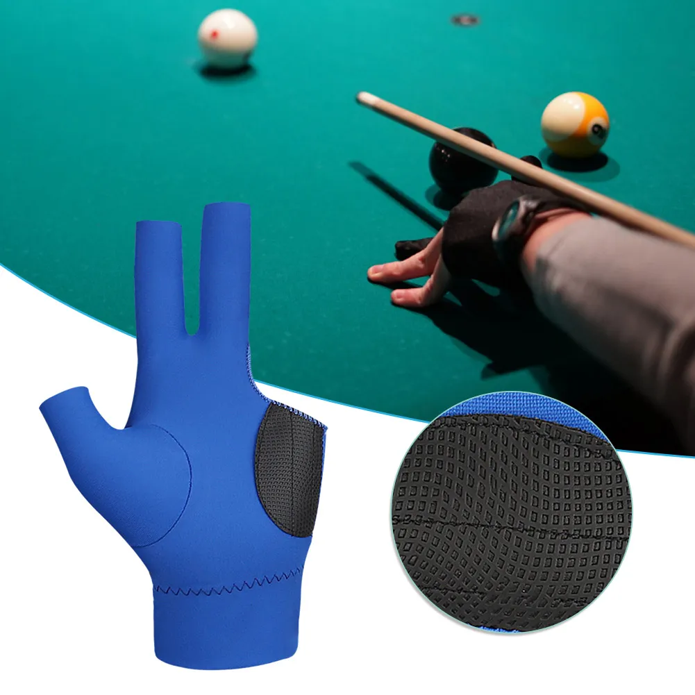3-Finger Billiard Gloves for Men and Women, Non-Slip Billiard Match ...