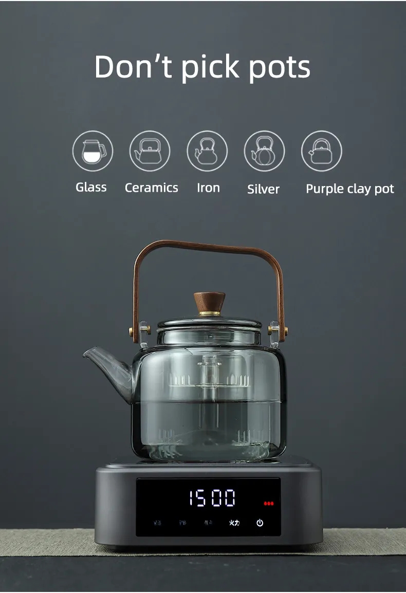 1500W Electric Stove Smart Tea Stove Electric Hot Plate Household ...