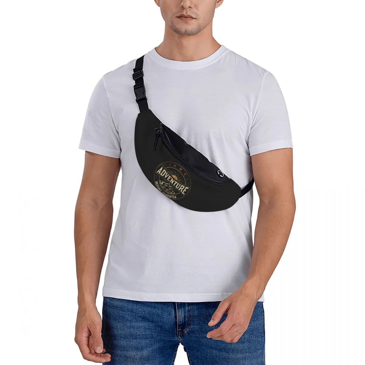 Adventure-Ready Canvas Fanny Pack: Durable Crossbody Travel Waist Bag ...