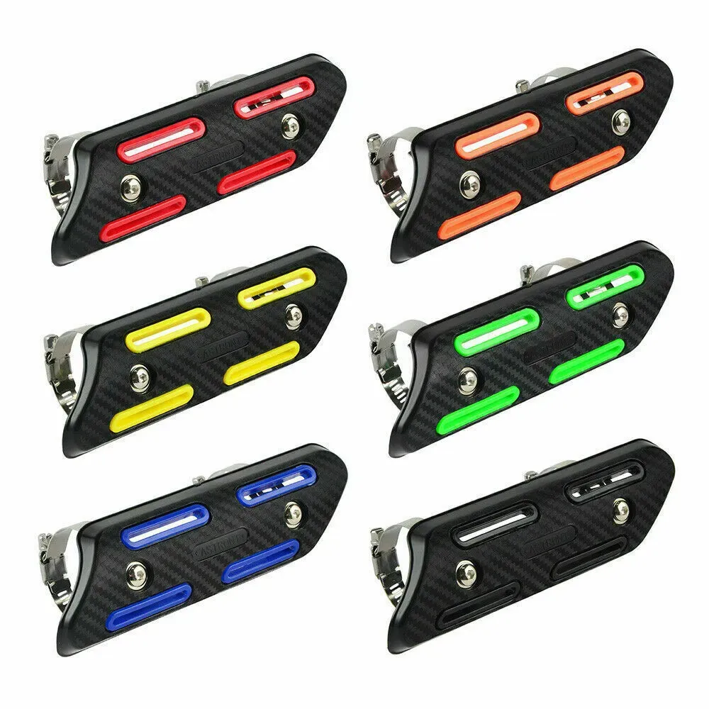 Bike Exhaust Heat Shield - Universal Protective Muffler Cover, Durable ...