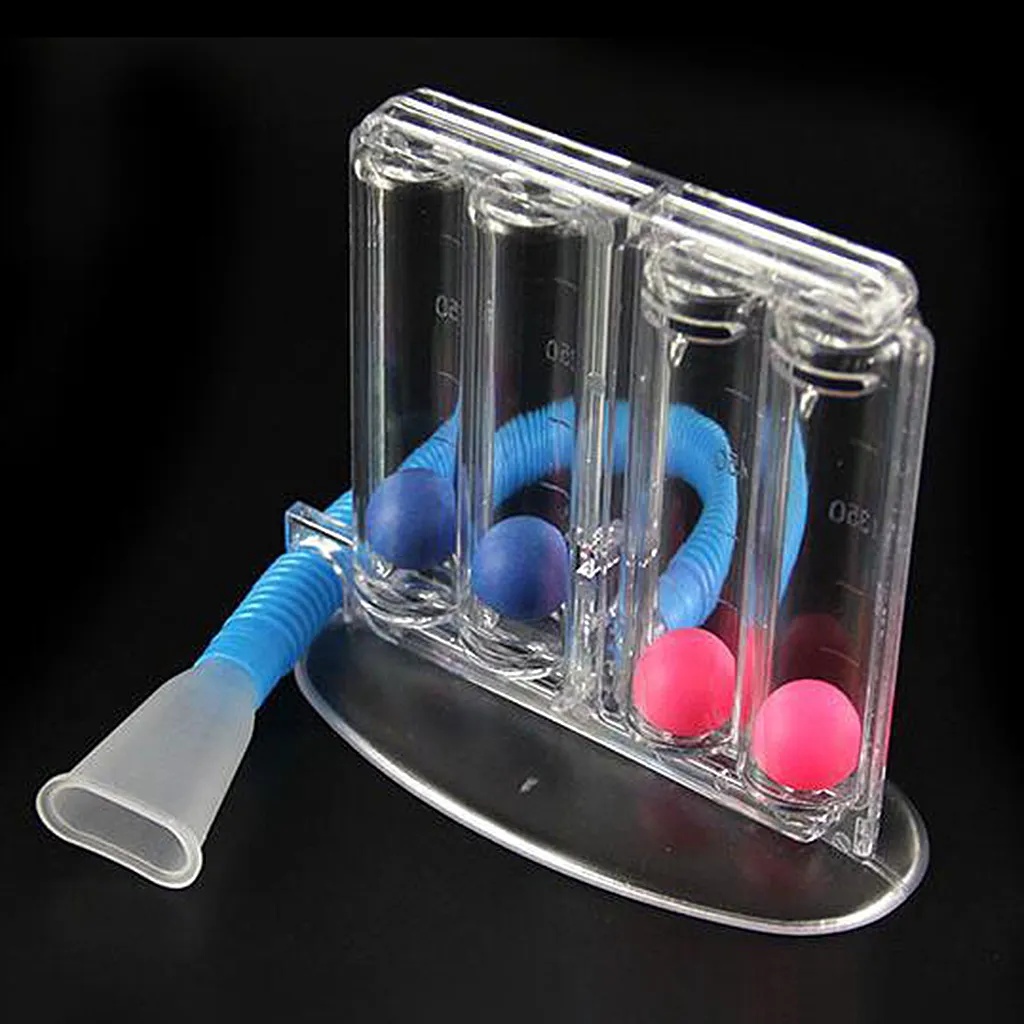 Deep Breathing Trainer - Lung Exerciser Device with 4 Balls for ...