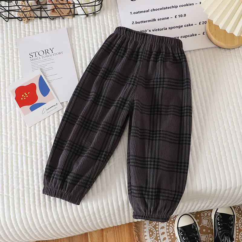 Korean Kids Plaid Pajama Pants Mens For Boys And Girls Aged 2 6 Years Casual Outwear Trousers With From Homepro6 11.18 DHgate.Com