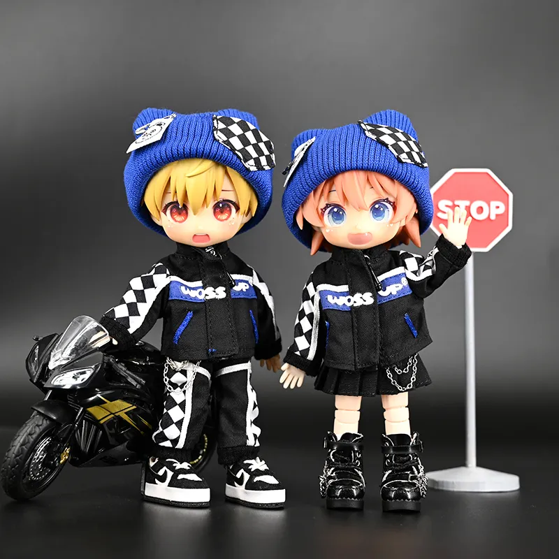 Ob11 Locomotive coats for dolls and Short Skirt Set - Cool Accessories ...