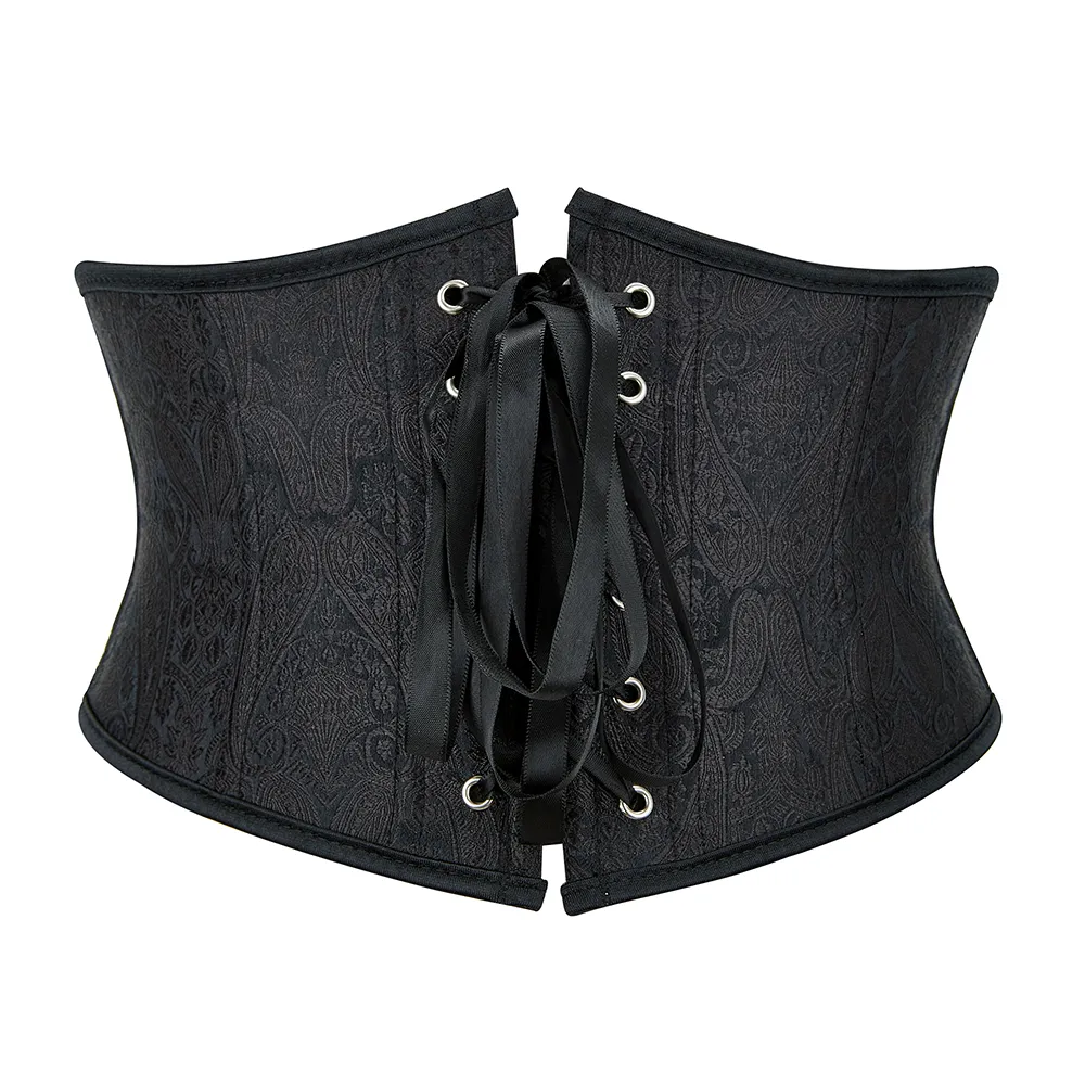 Curvy Front Lacing Bandage Corset Bandeau Top 17.5CM Height Slimming ...