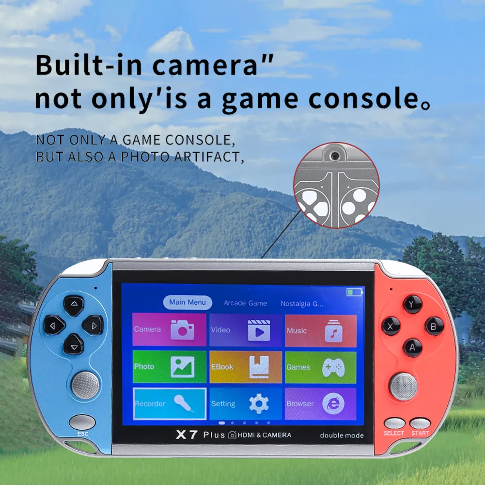 DHgate.com:X7/X7 Plus Handheld Game Console, Portable Retro Game ...