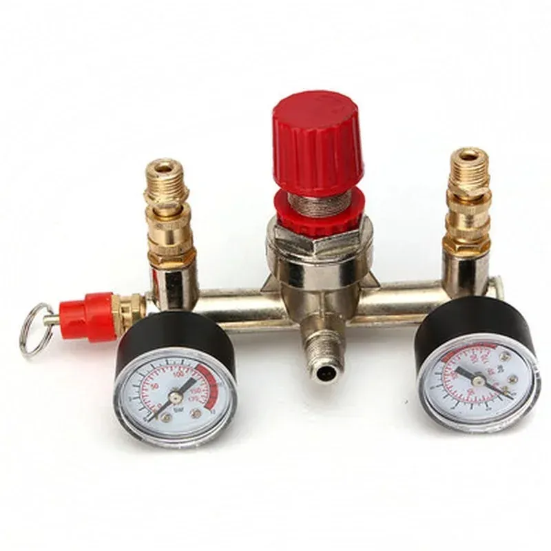 Pneumatic Gas Regulator Air Compressor Pressure Regulator Valve - G1/4 ...