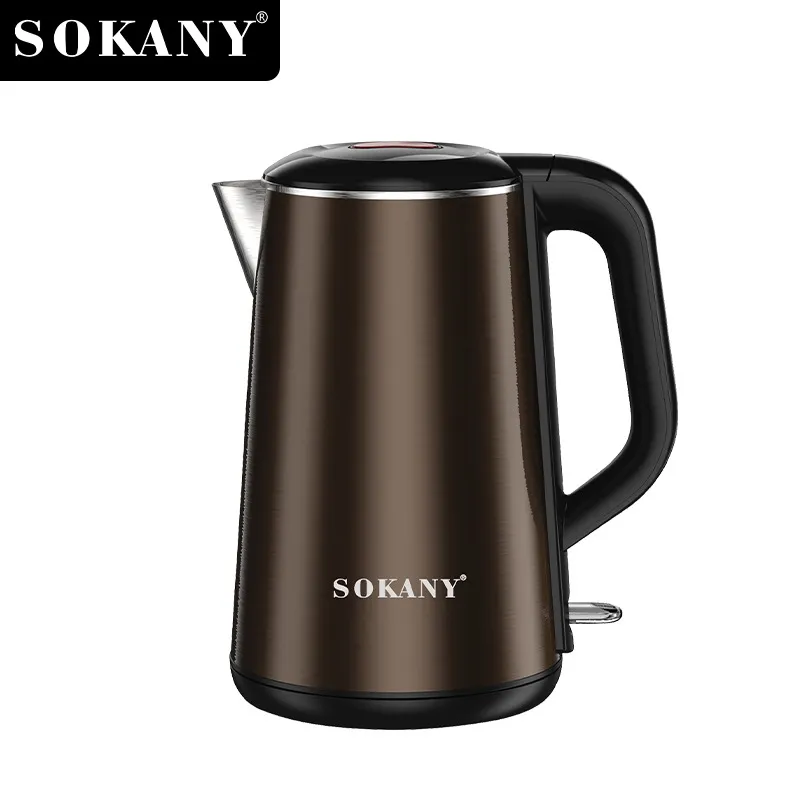 2L Electric Tea Kettle 2024 Version Smart Electric Water Chaudiere pour le the cafe avec protection a ebullition ebullition rapide 2000W 220V