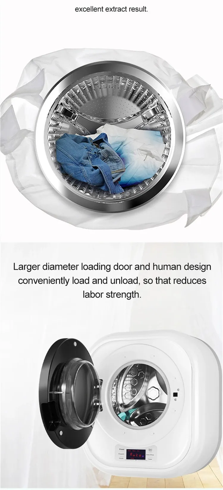 Children's Mini Washing Machine: Front-Loading & Wall-Mountable Washer ...