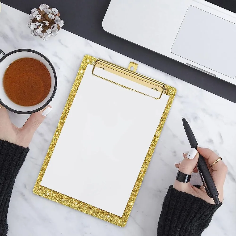 DHgate.com:Pink Glitter Acrylic Clipboard, 12-Pack Colored Clipboards ...