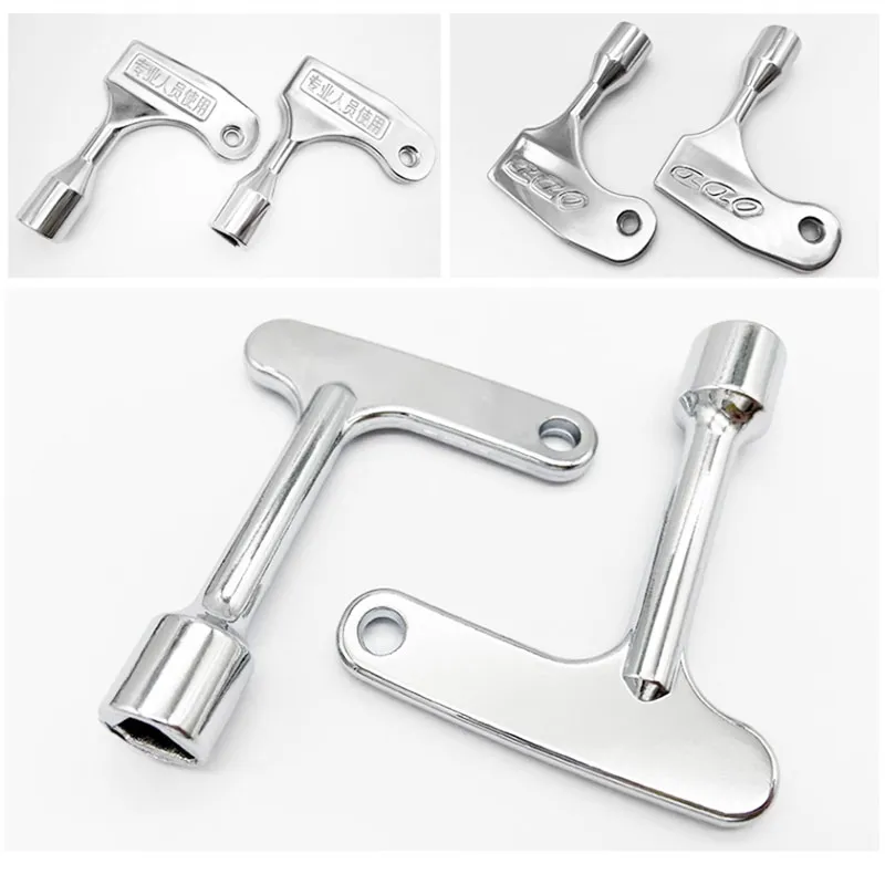 Universal tubular key multifunctional elevator triangular metal key ...