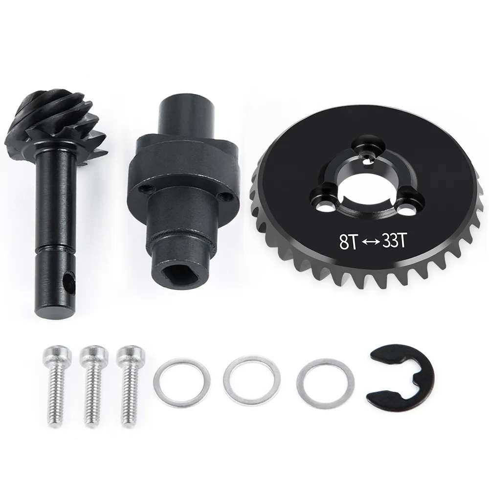 Upgraded Steel Helical Bevel Axle Gear Set for Axial SCX10 II 90046 ...