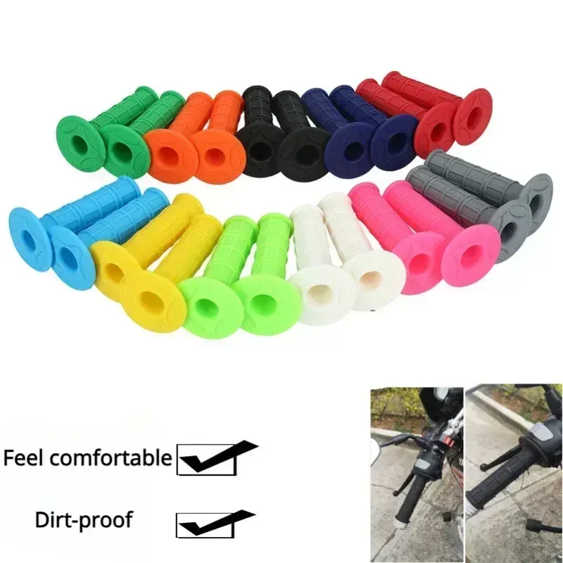 22mm 7/8 in Rubber Motorcycle Grip for Dirt Bike and Scooter Handlebars ...