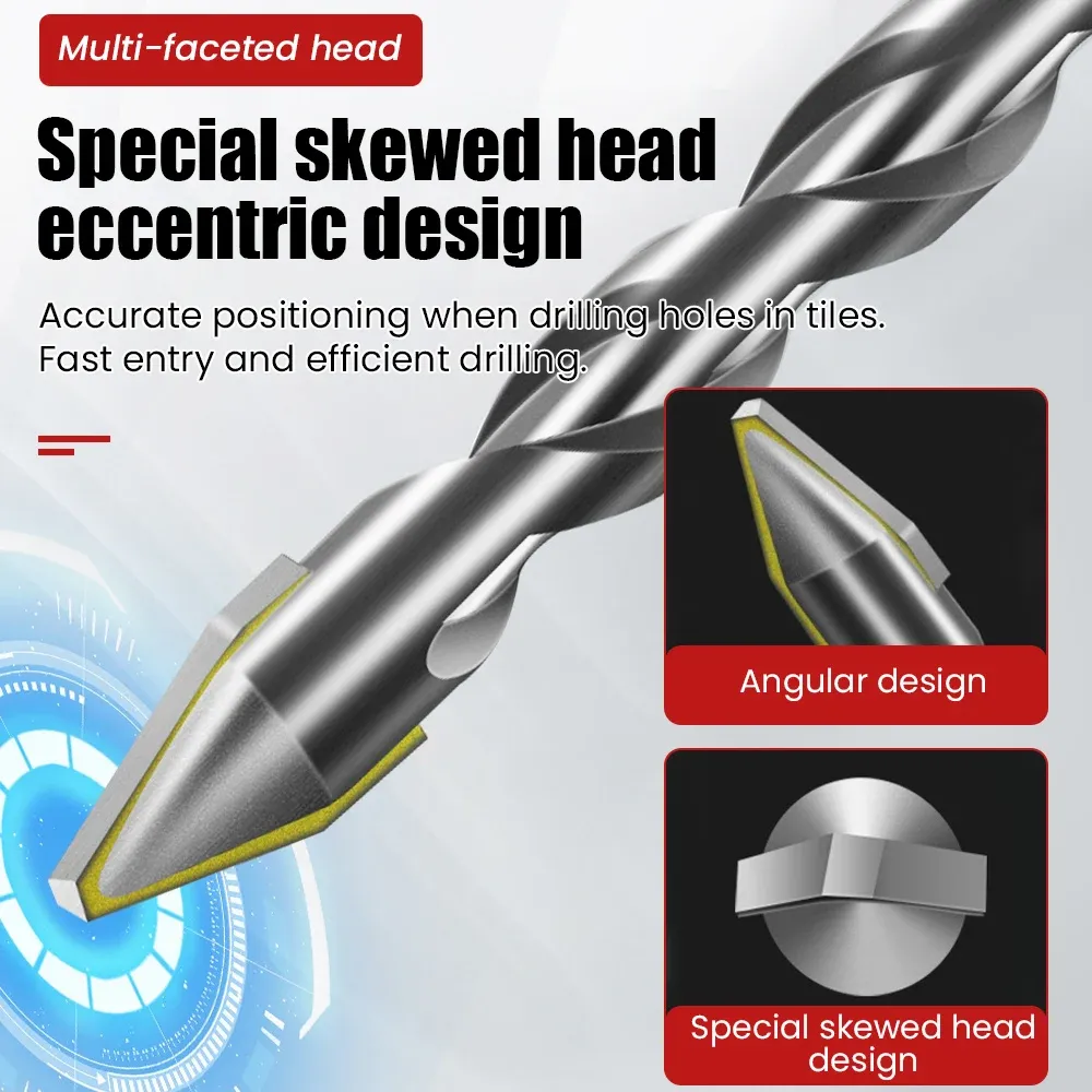 Triangle Tile Drill Bit Set - Premium Quality Glass & Ceramic Hole ...