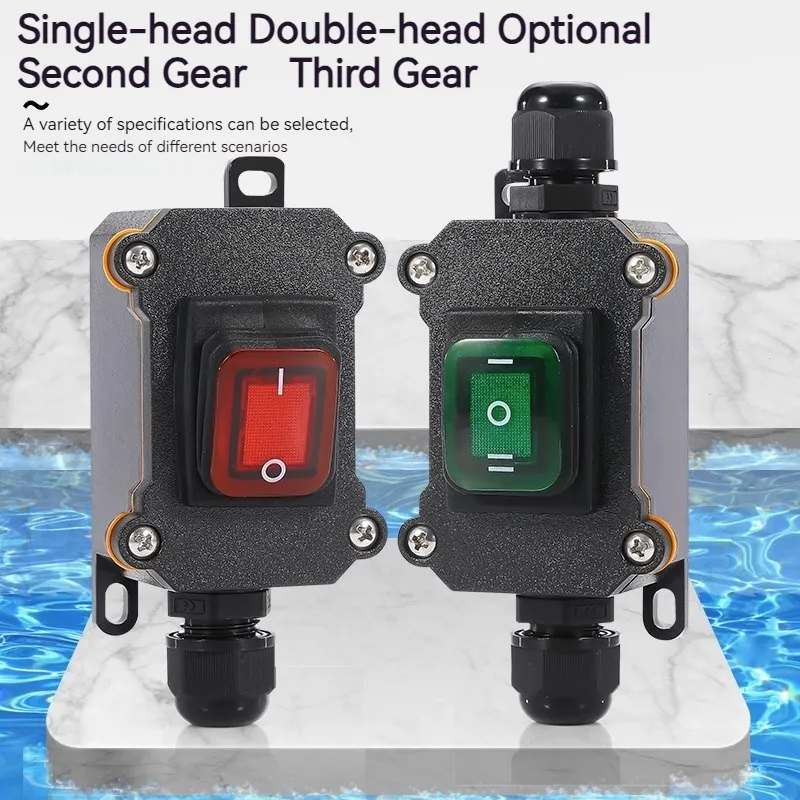 Waterproof 12V Fuse Block & Switch: 220V/24V/16A/30A IP65 Outdoor ...