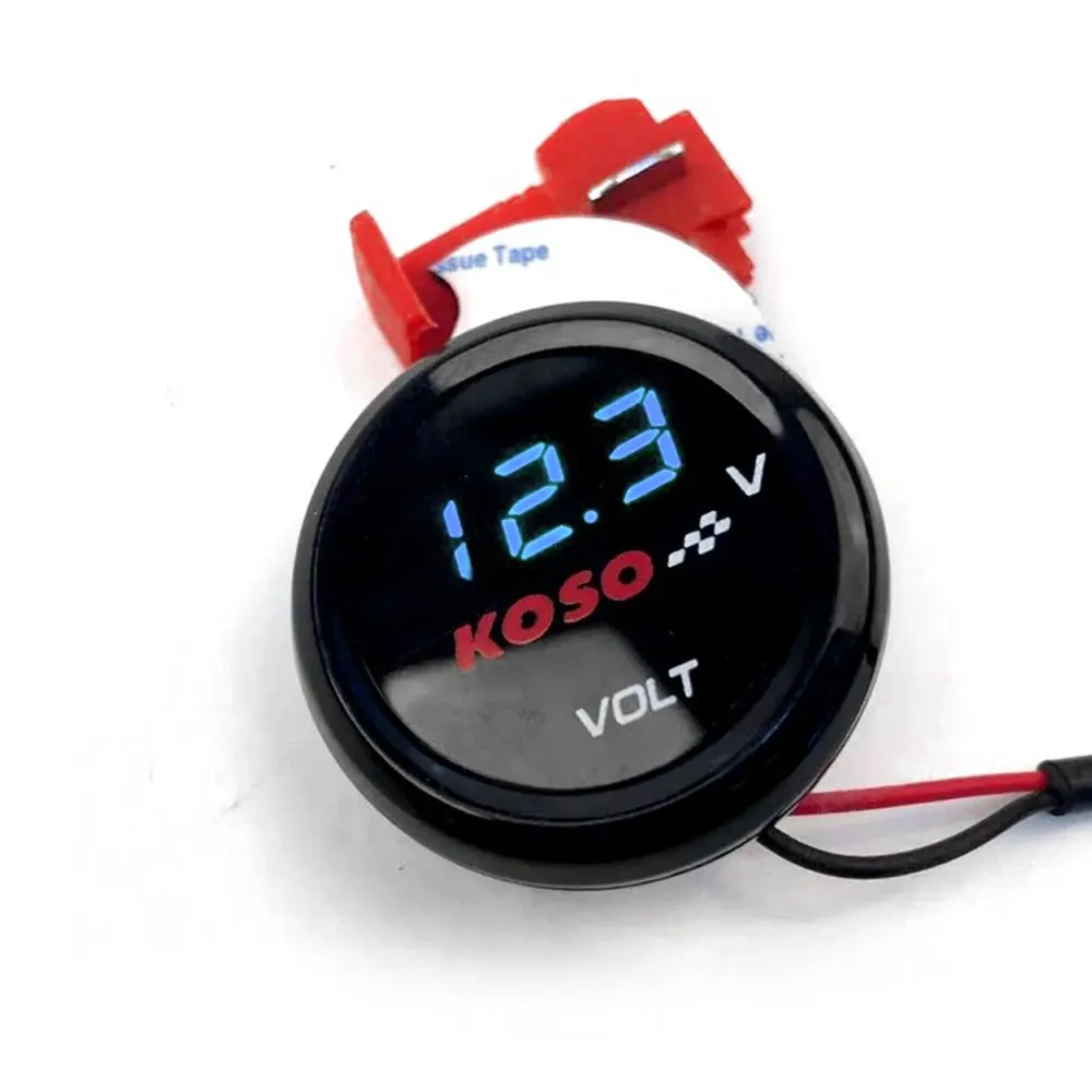 DHgate.com:202412V LED Digital Round Voltmeter Waterproof Gauge for ...