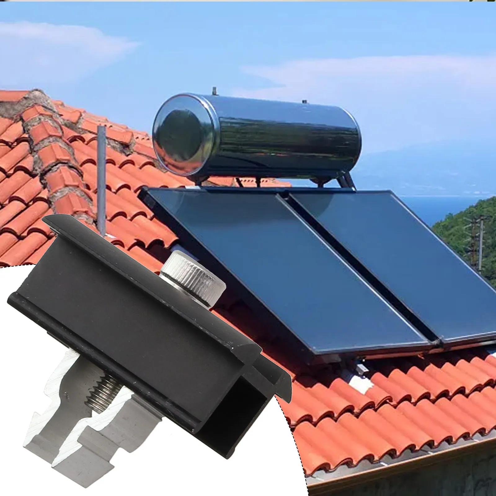 Solar Panel Clamp End Clamp/Medium Clamp For Fixing Solar Modules 30 ...