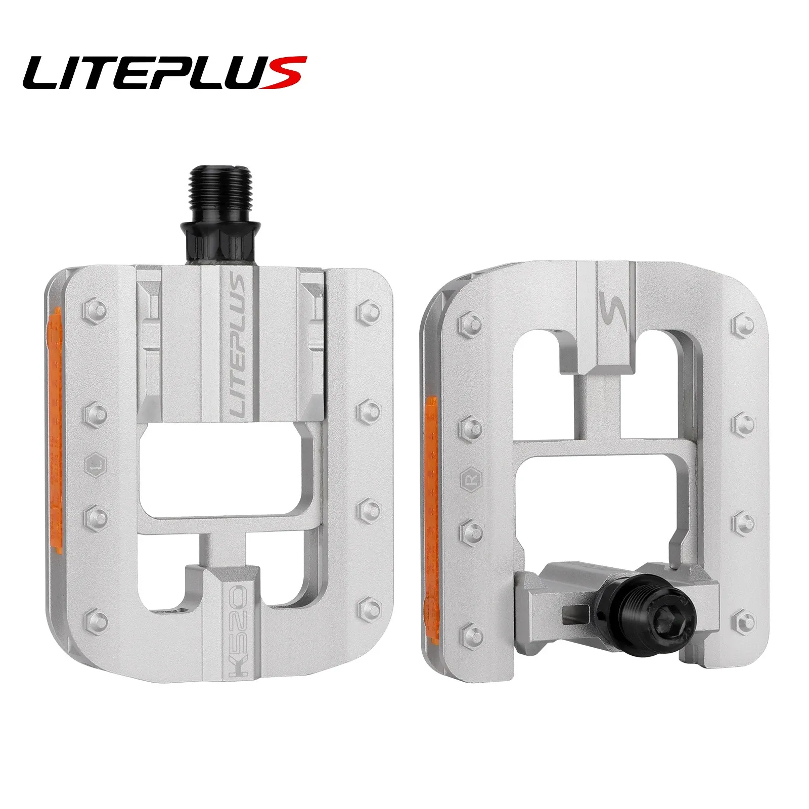LITEPLUS Aluminum Alloy Foldable Bicycle bicycle pedals with Anti-Slip ...