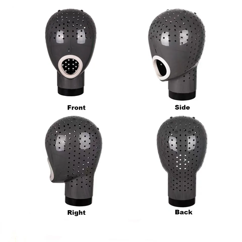 Lace Wig Drying Head: Mannequin Head with Easy-Dry Scalp Net for Salon ...