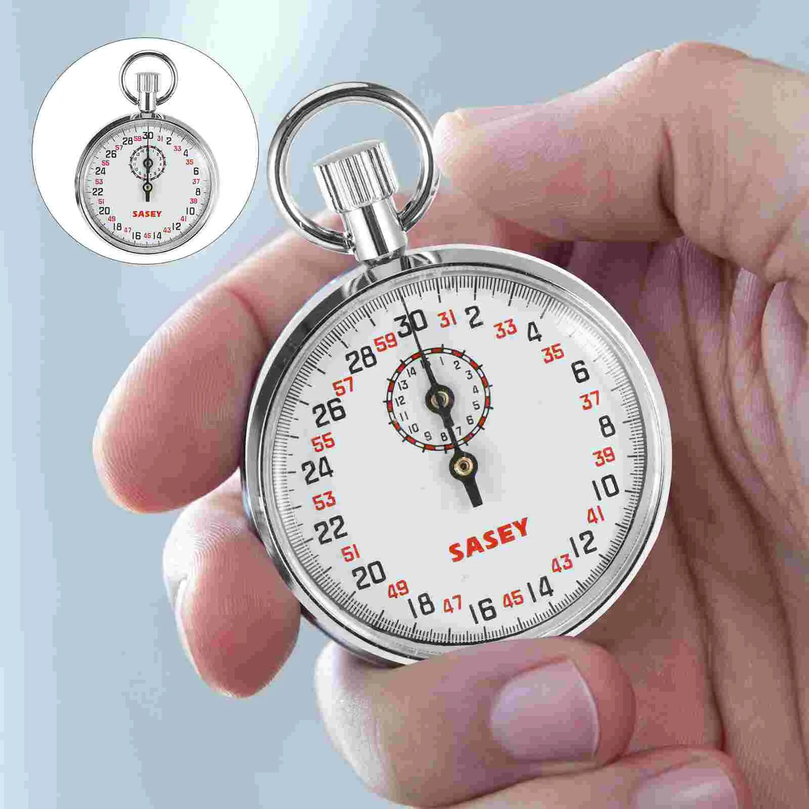 Handheld Stopwatch Metal Timing Tool Compact Mechanical Stopwatch For ...