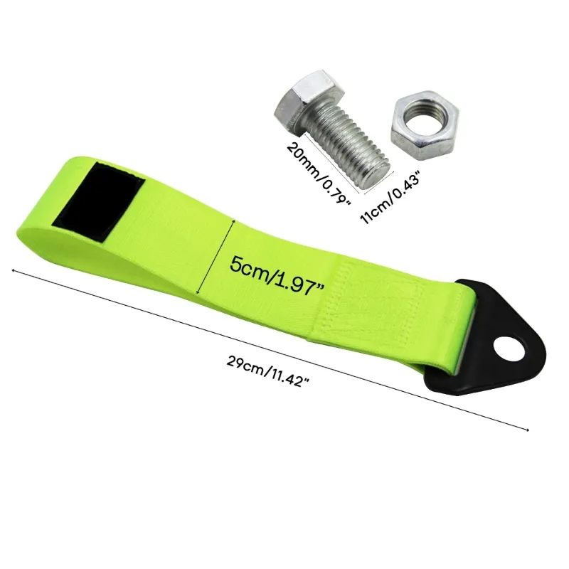 DHgate.com:Heavy-Duty Multicolor 2-Ton Recovery Tow Strap for ...