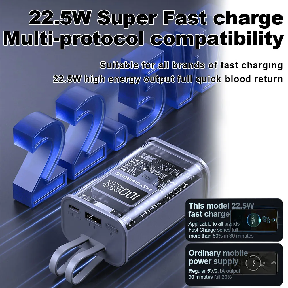 DIY Portable Power Bank Case: 21700 Battery Charger, PD 22.5W Fast ...