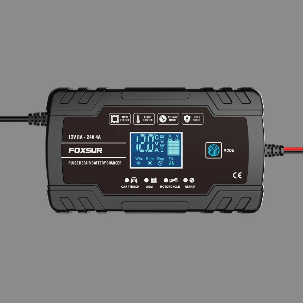 Fly 7 Electric Scooter Battery Replacement: Smart 12V/24V 8A ...