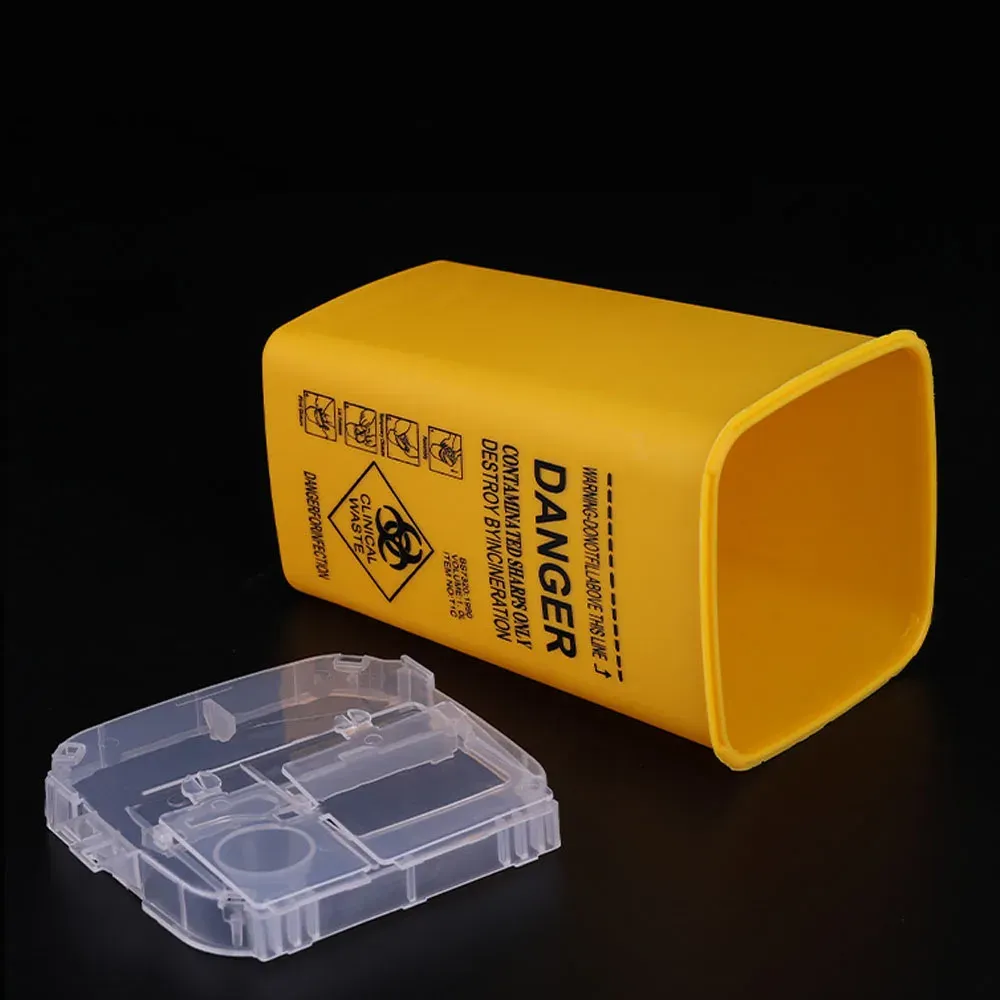 1L Tattoo Sharps Waste Container Disposable Needles Tips Barrels ...