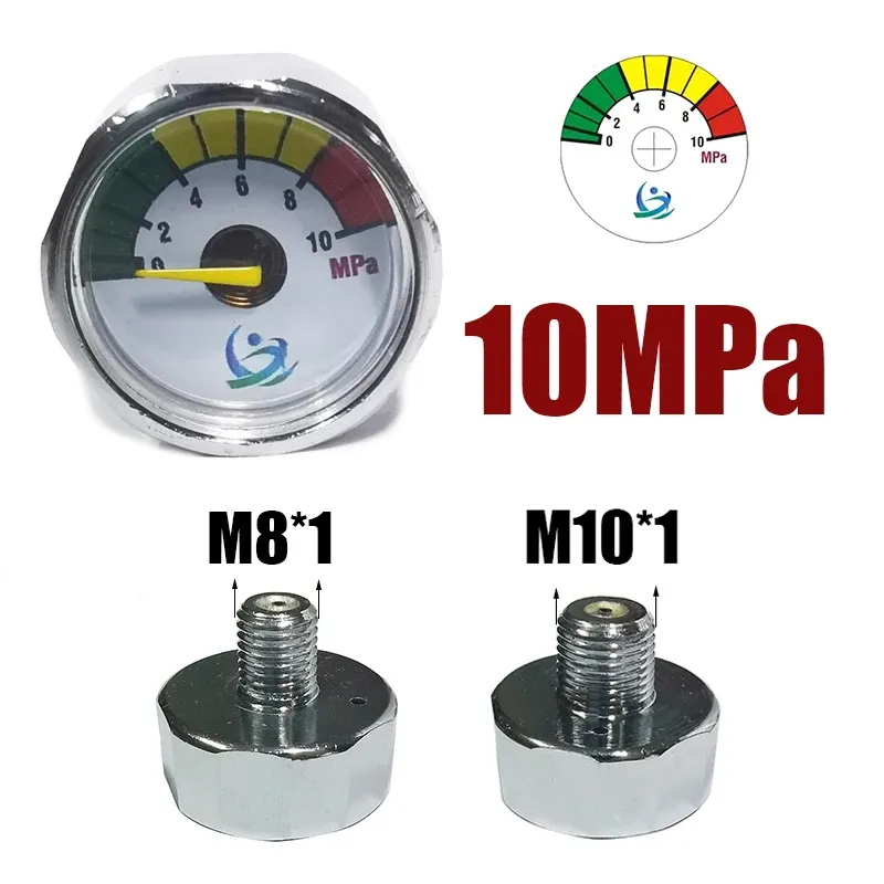 Miniature 25mm Pressure Gauge Air Compressor, Hand Pump & Diving HPA ...