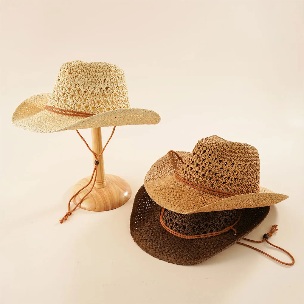 DHgate.com:Breathable Waterproof PP Straw Hat - Stylish Cowboy Hat for ...