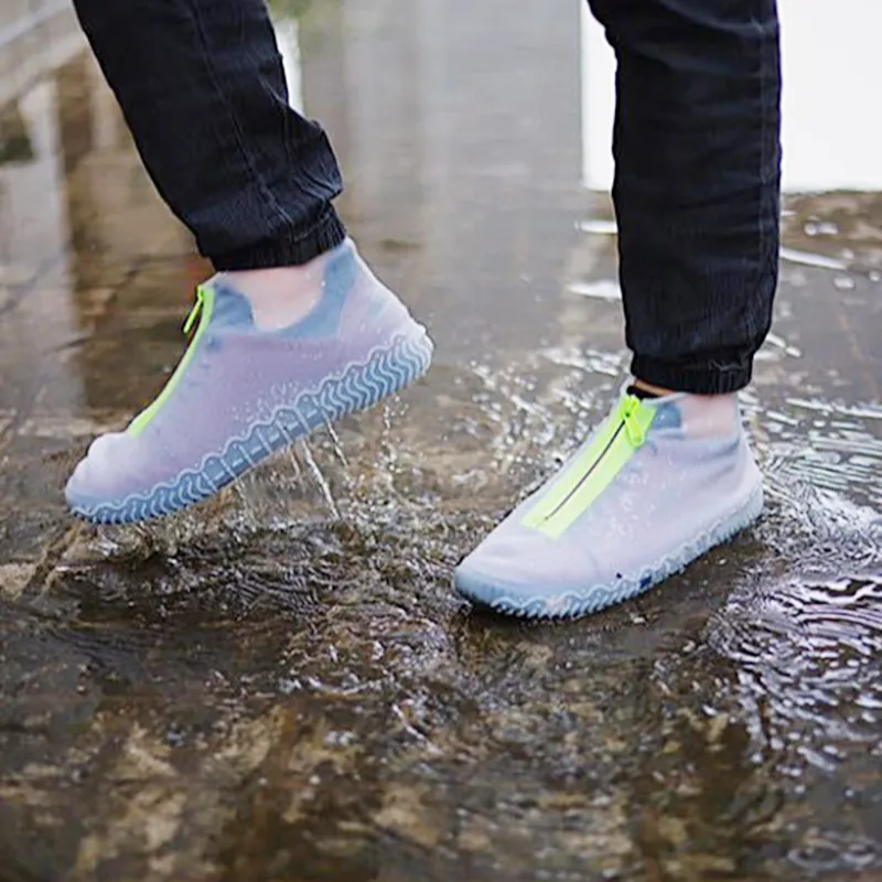 Rain Boot Covers: Thick, Waterproof, Non-Slip, Wear-Resistant, Reusable ...