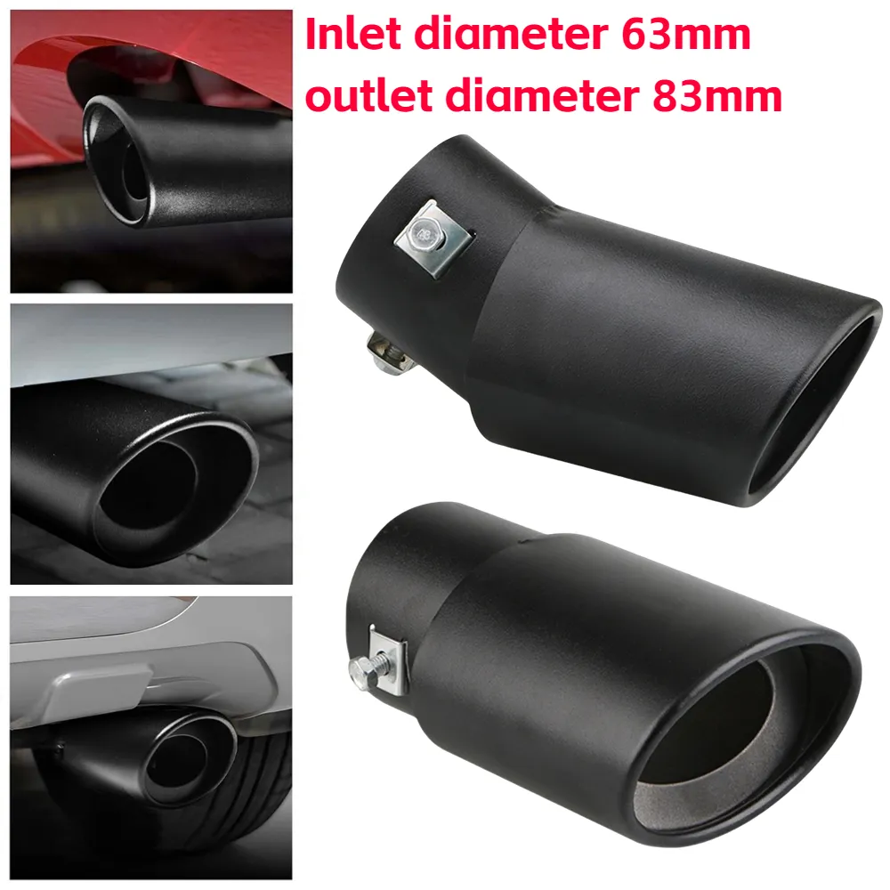 DHgate.com:Universal Car Exhaust Tip Round Aluminum Alloy Muffler Tail ...