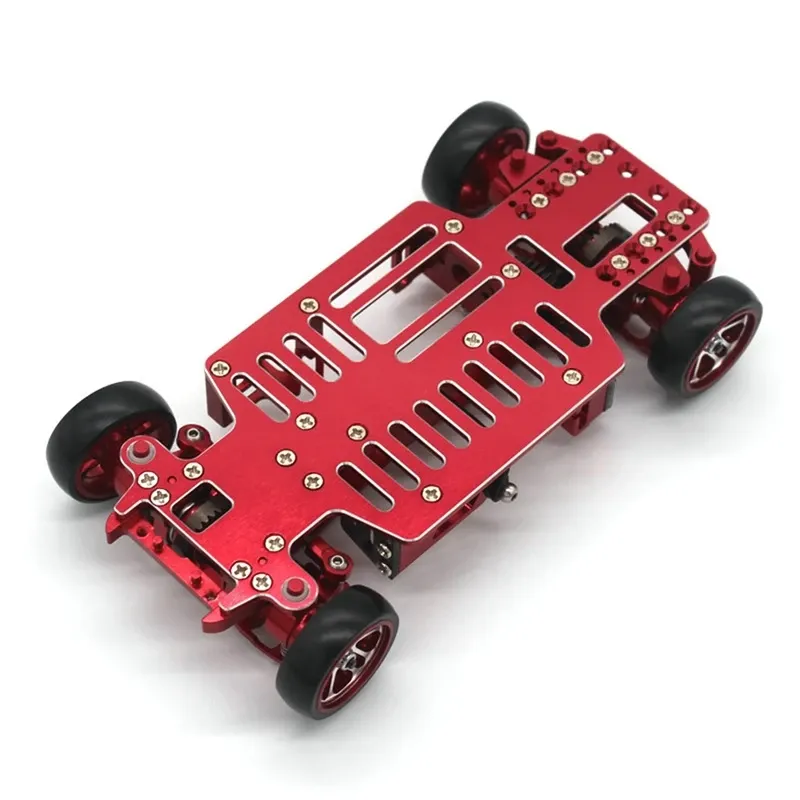 CNC Metal 1/28 4x4 RC Car Assembly Frame for Wltoys 284131 K969 K989 ...