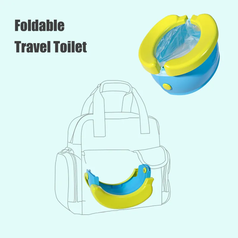 Travel Potty Chair Toilet Seat - Portable Folding Potty Seat for ...