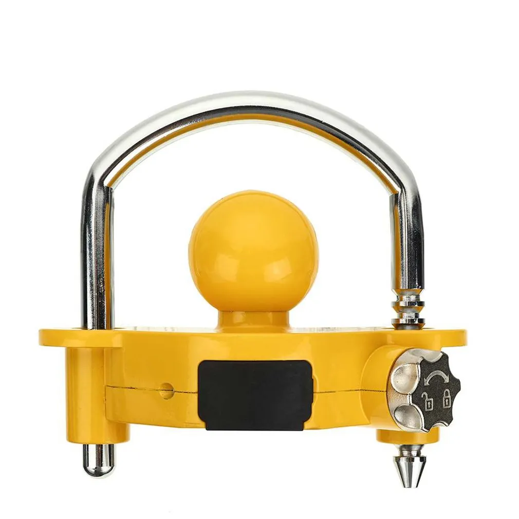 Universal Tow Ball Hitch Lock: Anti Theft Trailer Security For Safe ...