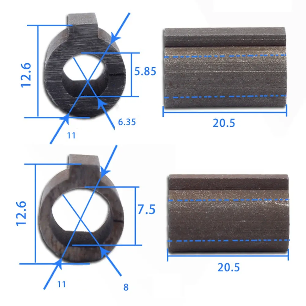 Shaft Sleeve Adapter For NEMA 23 Motor Converts 6.35mm/8mm Input Shaft ...