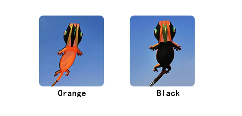 Big Kites 12m Giant Gecko Lizard Kite, Soft Inflatable Animal Kite ...