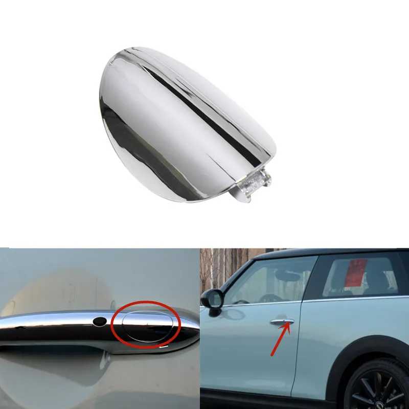 Front Door Handle Cover Trim: Chrome Finish Key Hole Cap, Protects ...
