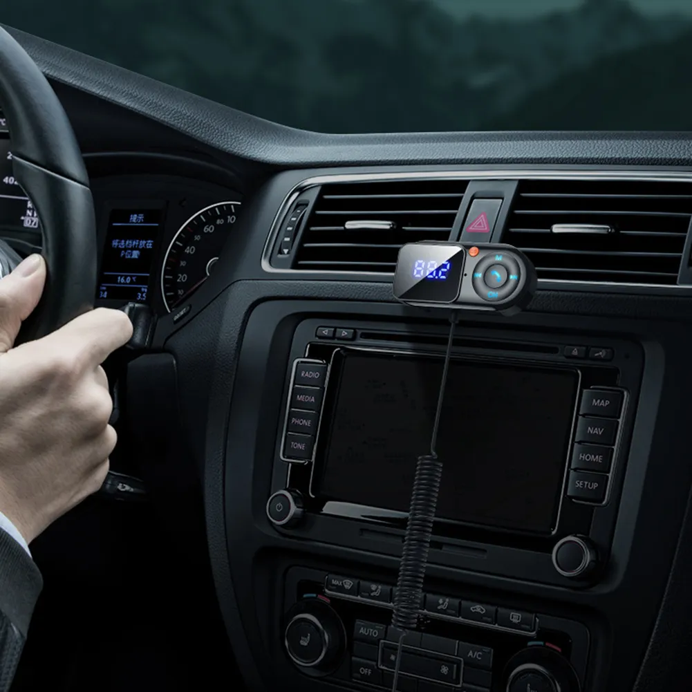 Bluetooth Car Radio Transmitter: FM Transmitter Car MP3 Player With ...